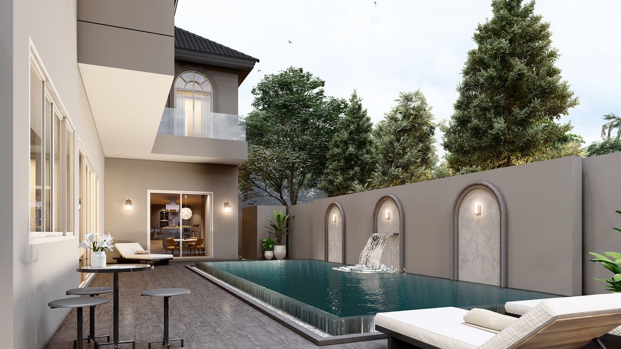 𝐓𝐡𝐞 𝐇𝐚𝐩𝐩𝐢𝐧𝐞𝐬𝐬 𝐄𝐱𝐜𝐥𝐮𝐬𝐢𝐯𝐞 𝐏𝐨𝐨𝐥 𝐕𝐢𝐥𝐥𝐚 𝐁𝐚𝐧𝐠𝐬𝐚𝐞𝐧 โครงการบ้านชลบุรี | NaYoo